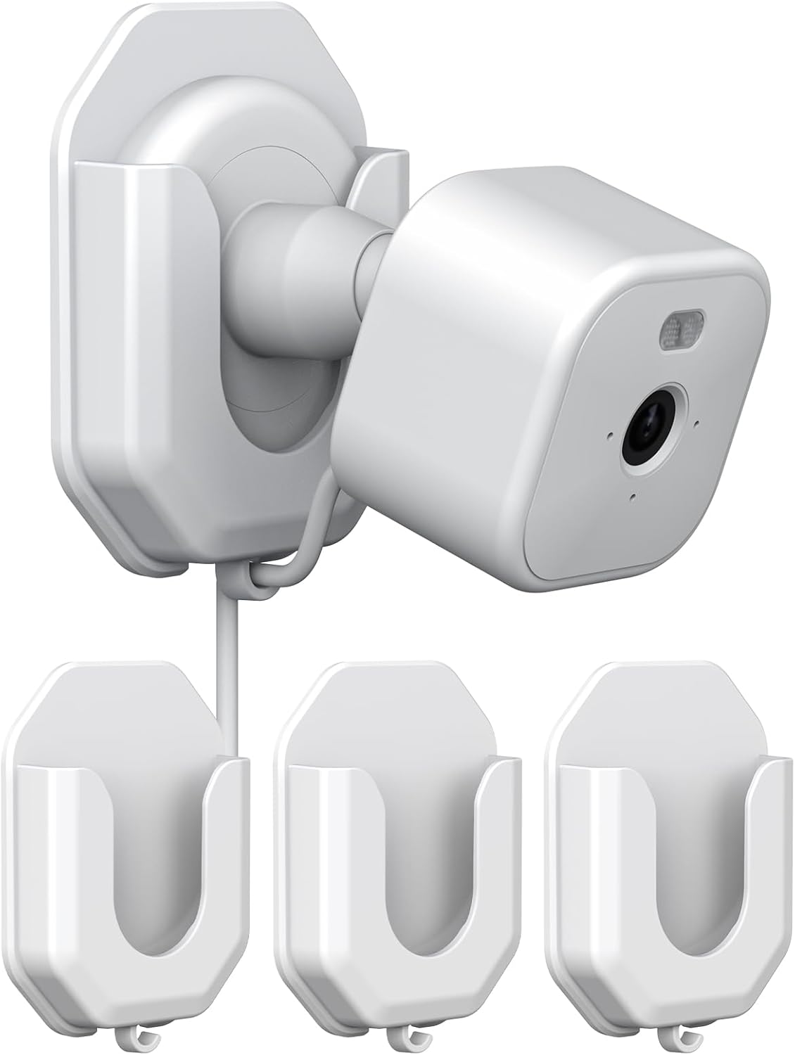 Amazon.com: KMOUANTS 3 Pack Blink Mini No Drill No Screws Wall Mount ...