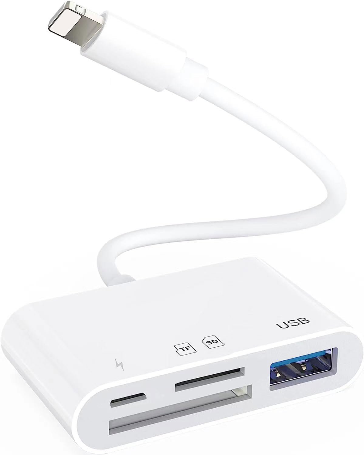 Amazon.co.jp: iPhone SDカードリーダー【2024 MFi認証品】Lightning usb変換アダプタ SDカード microSDカード 急速充電 高速読み取り・転送 ...