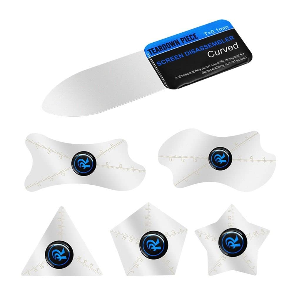 Amazon.com: 6PCS Curved Screen Ultra Thin Metal 0.1mm Steel Opening ...