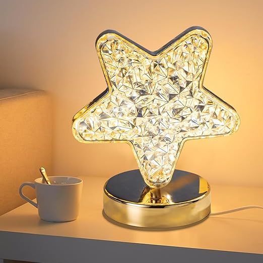 Buy VENZISA Crystal Star LED Night Lamp (Crysta Star Lamp) Online at ...
