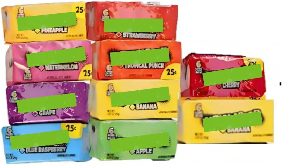 Amazon.com : Assorted Fruit Candy - 10 Assorted Fruit Flavors ...