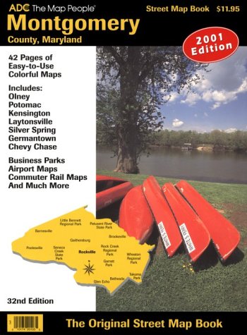 Adcs Street Atlas of Montgomery Country Maryland: ADC, the Map People ...