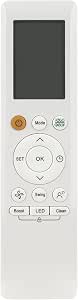 RG10A-BGEF VINABTY Replace Infrared Remote Control Fit for Midea AC Air ...
