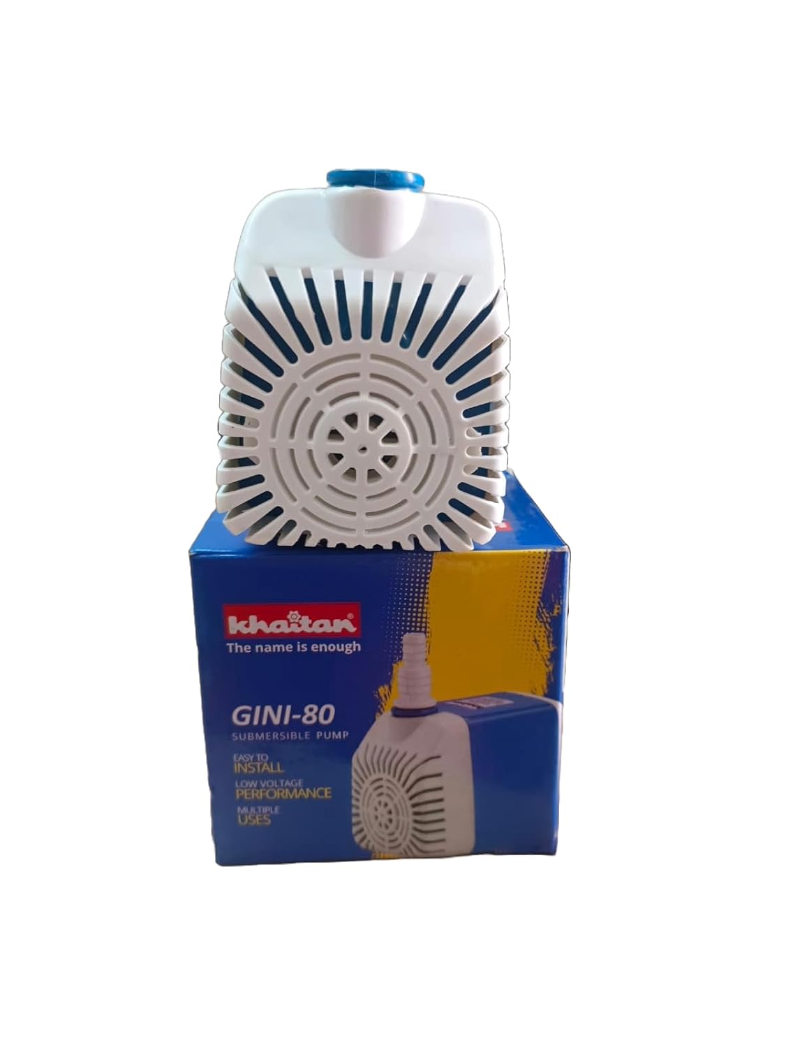 SEER Khaitan Gini-80 Submersible Pump 40 WATT Submersible Water Pump Blue : Amazon.in: Garden ...