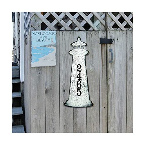 Amazon.com: Coastal Home Decor - Nautical Decor - House Number Plaque ...