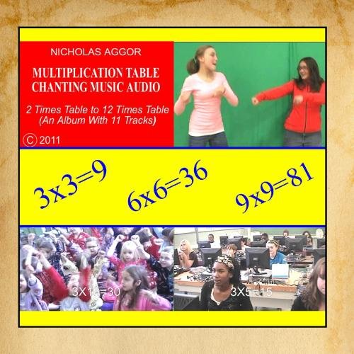 Amazon.com: Multiplication Table Chanting Music Audio, 11 Track Album ...