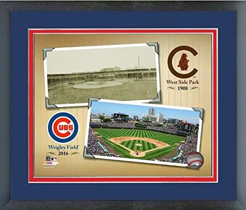Amazon.com: Chicago Cubs 1908/2016 West Side Park Wrigley Field Photo ...