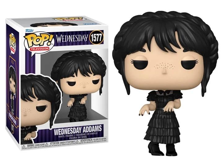 Amazon.com: Funko Rave'n Dance Dress Wednesday Addams + Pop Protector ...