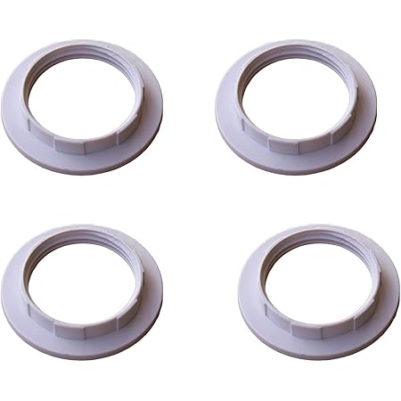 LUORNG 6PCS Light Socket Shade Rings for E27/E26 Sockets, Socket Ring ...
