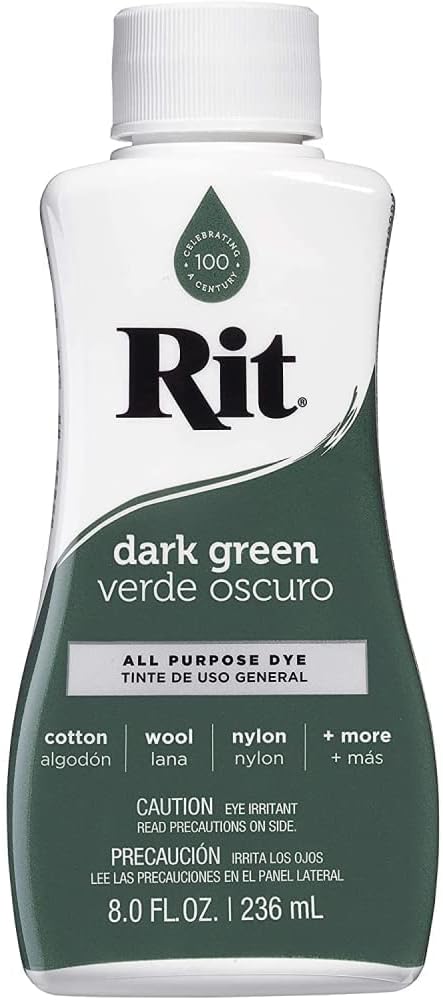 Amazon.com: Rit Dye Liquid Fabric Dye, 8 fl oz, Black, 2-Pack