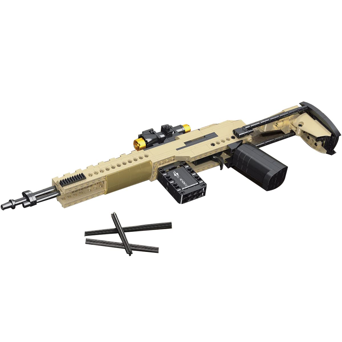 Buy LEISHENT Building Block Firearm Series with Bullets Puzzle ...