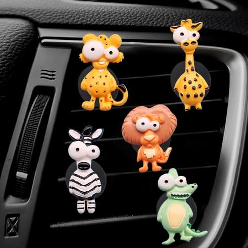 Amazon.com: ZOSTLAND Rhinestone Car Decorative Clip,Car Air Fresheners ...