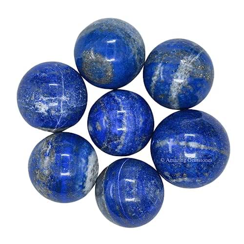 Amazon.com: Lapis Lazuli Crystal Ball - 1" Inches Crystal Sphere ...