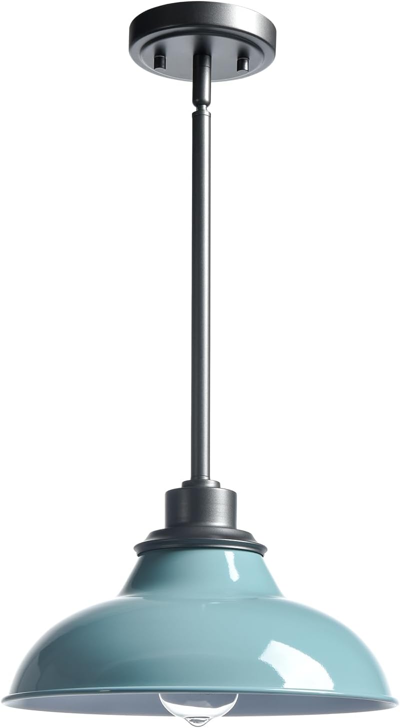 Amazon.com: SHAWNKEY Modern Blue Pendant Light Fixture Kitchen Pendant ...
