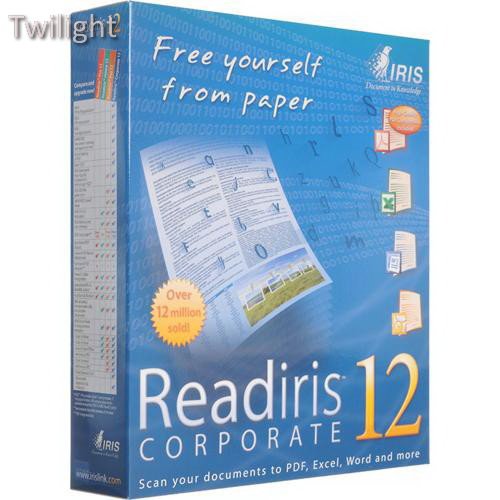 IRIS Readiris Pro 12 Corporate Software for PC: unknown author: Amazon ...