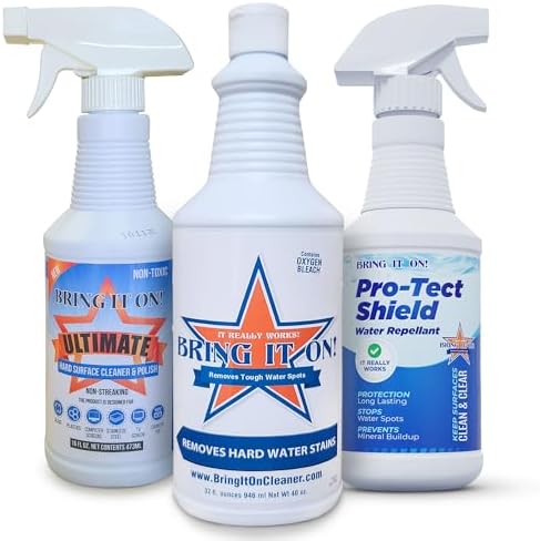 Amazon.com: BRING IT ON! CLEANER 32 Ounce Bathroom Cleaning Set ...