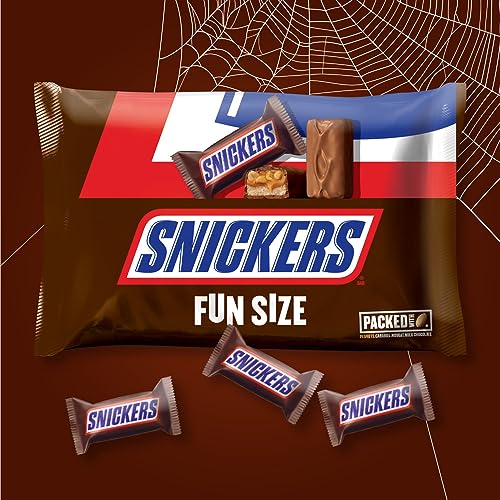 SNICKERS Original Chocolate Candy Bars, Fun Size, 10.59oz Bag Best ...