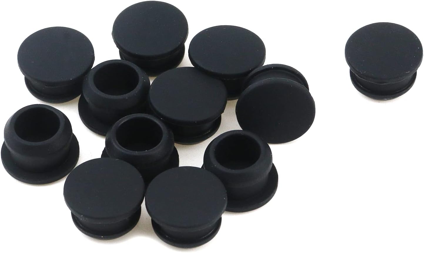 Amazon.com: uxcell High Temp Silicone Plug Mount Dia 12mm/0.47 inch T ...