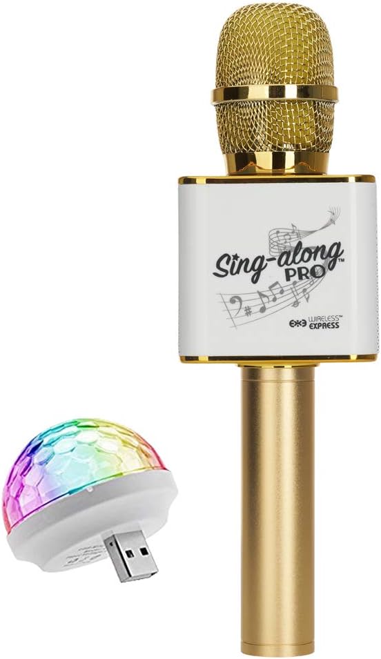 Amazon.com: Wireless Express Sing-Along Karaoke Microphone & Bluetooth ...