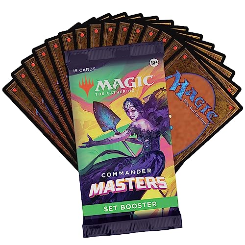 Magic The Gathering Commander Masters Set Booster Box - 24 Packs (360 ...