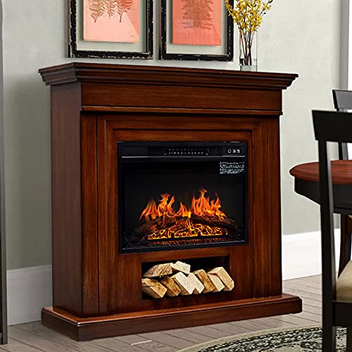 Biocamine Luxe open haard massief hout retro open haardverwarming ...