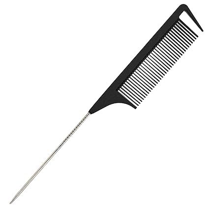 Amazon.com : Yumflan Hair Comb, Rat Tail Comb for Braiding Hair, Fine ...