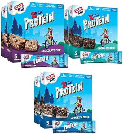 Amazon.com: CLIF Kid Zbar and Zbar Protein - Variety Pack - Whole Grain ...