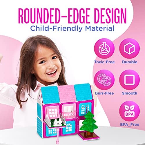 Play Brainy Kids Building Set – Isabella’s Mini House Set with 39-Piece ...