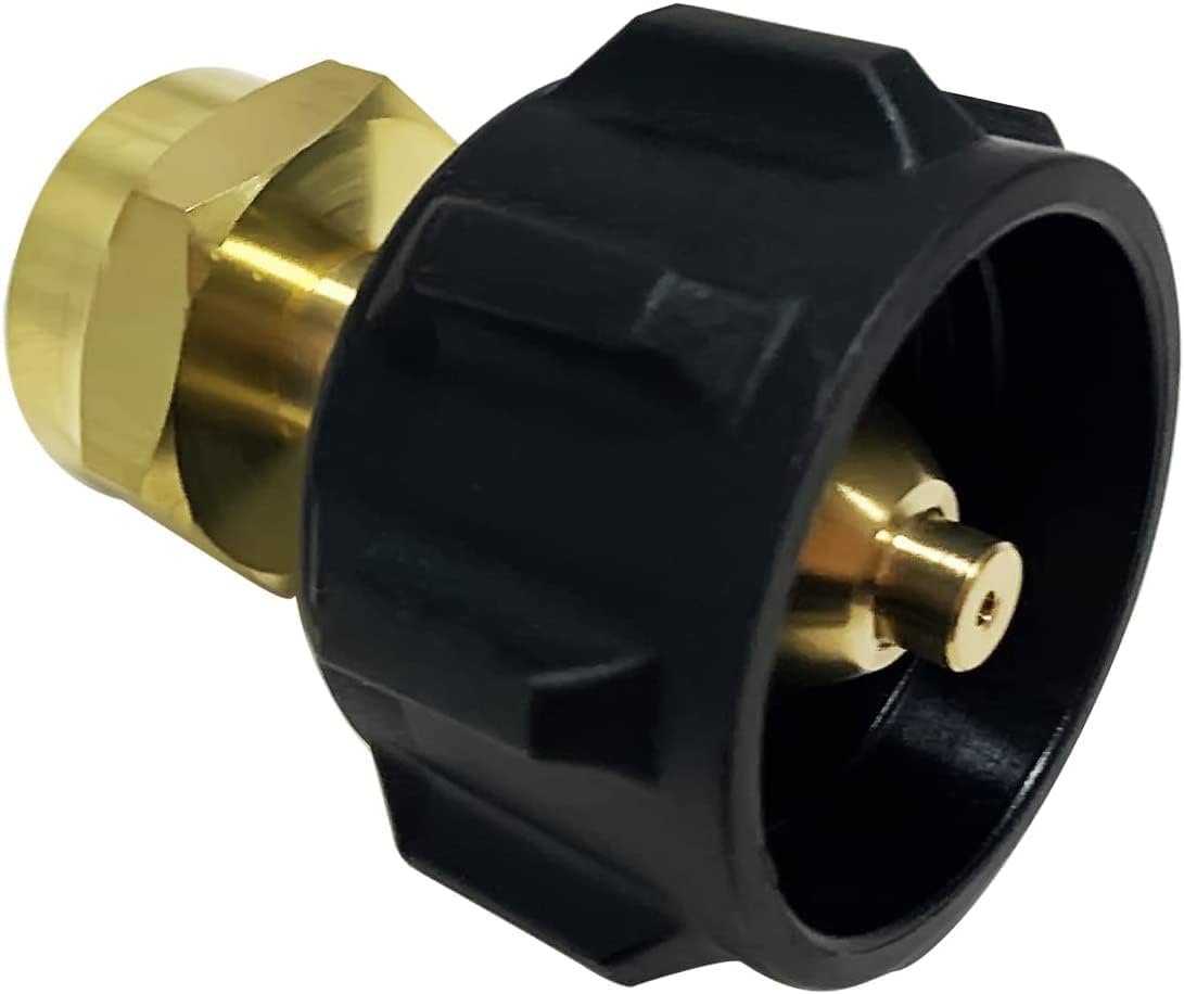 Amazon.com : Solid Brass QCC1 Propane Supplement Adapter Ropane ...