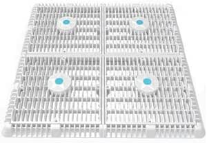 Aquastar Wave Drain With Frame And Grate - White : Amazon.co.uk: Garden