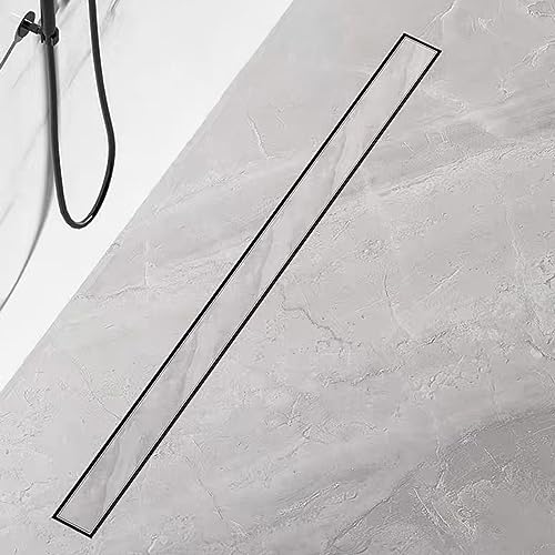 Shower gutter 40 cm, complete set, stainless steel drain gutter, extra ...