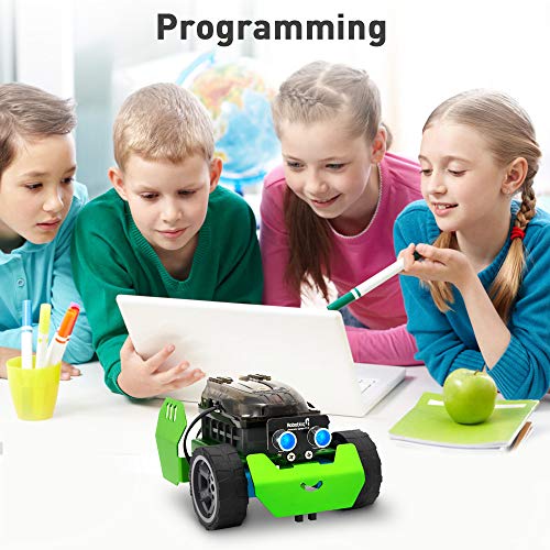 Robobloq Q-Scout STEM Projects for Kids Ages 8-12, Coding Robot, Learn Robotics, Electronics and ...