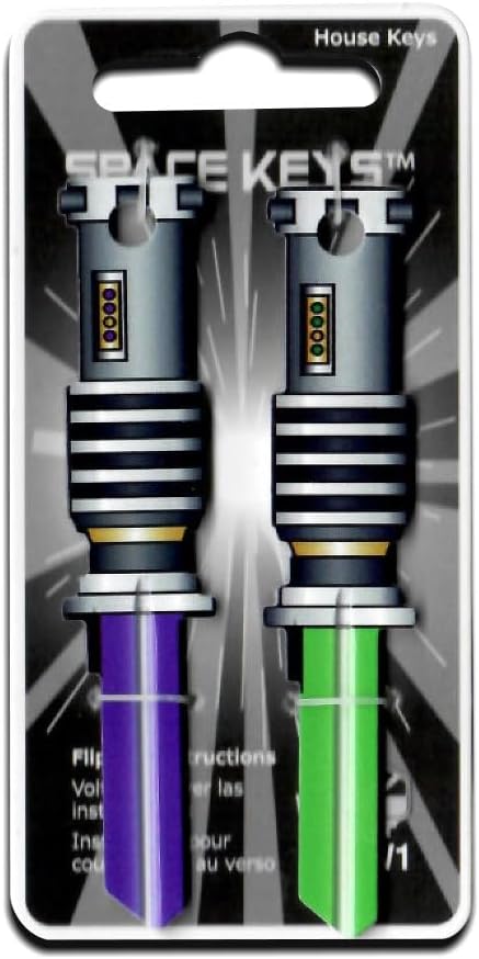 2 Energy Blade Space Weapon Shaped Space Keys - KW1 KW10 - Amazon.com