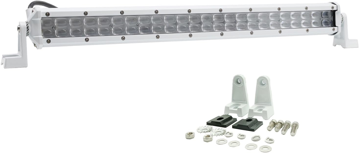 Amazon.com: SMIXCTEK Led Boat Light Bar White, 20inch 96W IP68 ...