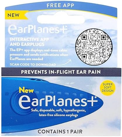 Amazon.com: New Super Soft Adult EarPlanes® Ear Plugs Airplane Travel ...