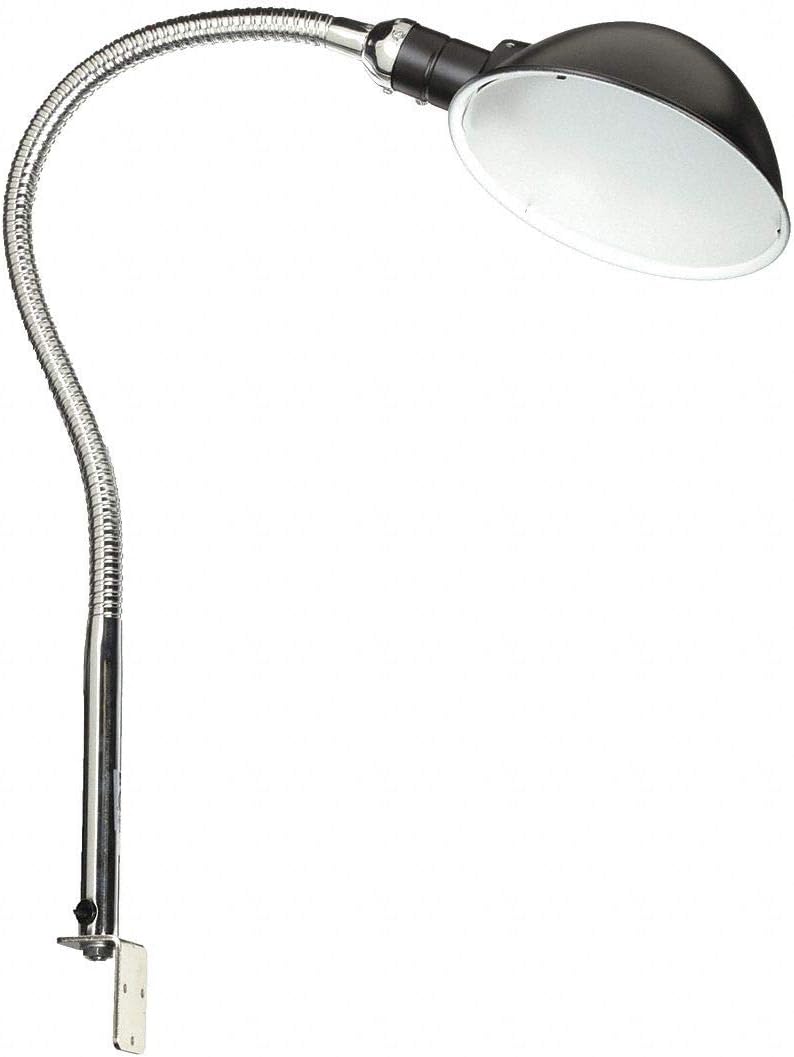 Lumapro 33HP82 Task, LED, 7.7W, BLK, 35in, Gooseneck Lighting, Black ...