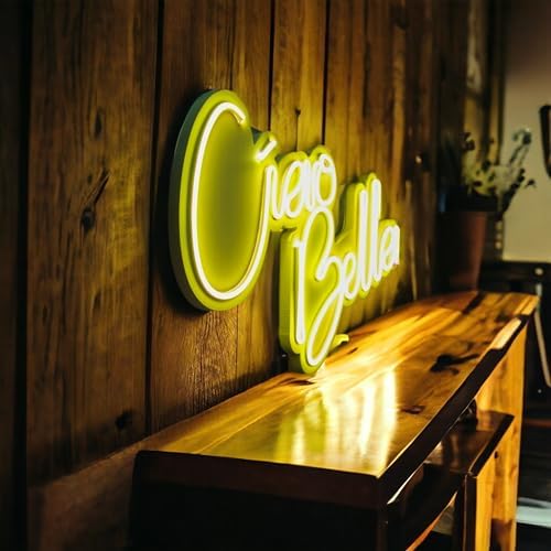 Artlast Stay Golden Neon Sign Yellow Stay Gold Neon Light Quote LED ...