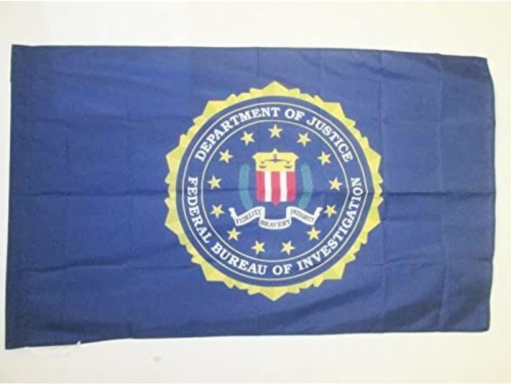 Amazon.com : United States FBI Flag 2' x 3' for a pole - US Federal ...