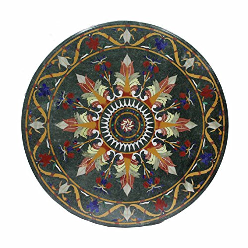 PACHIKARI Marble Coffee Table Top (36 x 36 in, Black) : Amazon.in: Home ...