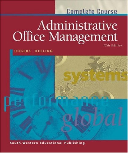 Amazon.com: Administrative Office Management: 9780538722209: Gibson ...
