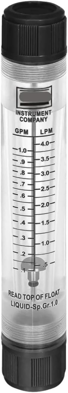 Amazon.com: LZT-10 Piping Type Acrylic Tube Rotameter Tools Water flow ...