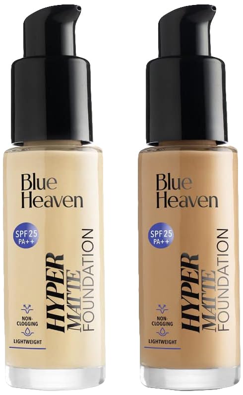 Buy Blue Heaven Hyper Matte Buildable Coverage Foundation Cream (401 ...
