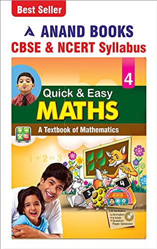 Buy Anand Books Quick & Easy Maths 4 Mathematics Textbook For Class 4th ...