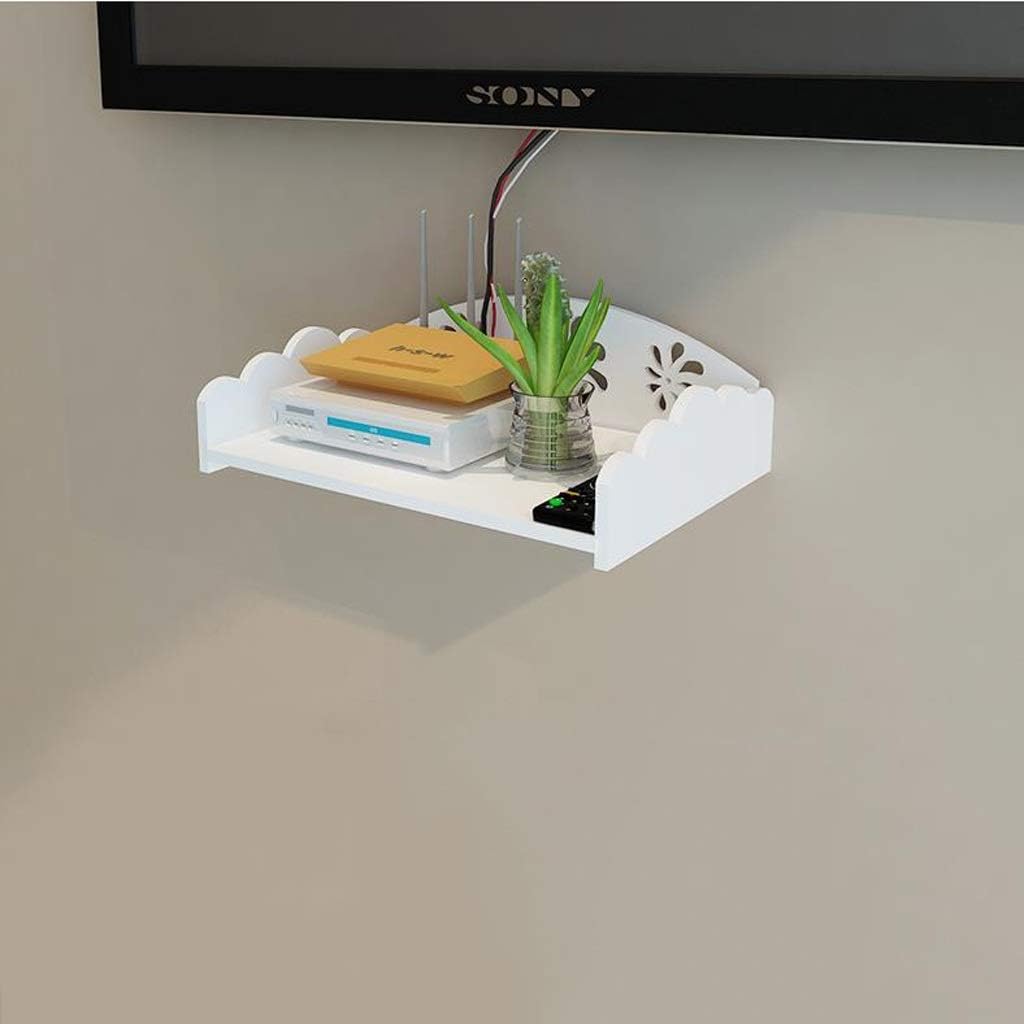 Amazon.com: WiFi Router Set Top Box Storage Shelf Cable Box Wall Shelf ...