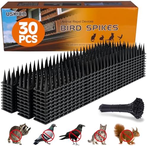 Amazon.com : Defender Spikes, Upgraded Bird and Cat Repellent for ...