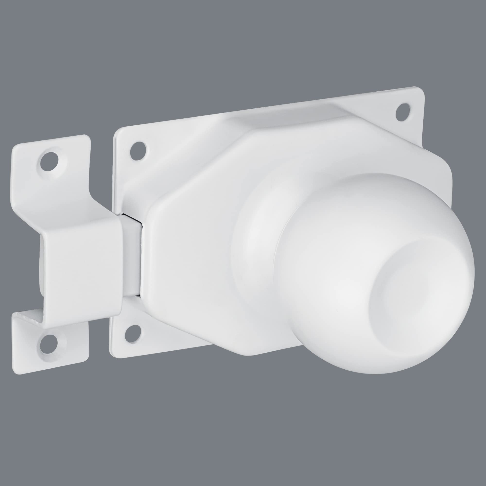 Alise Slide Bolt Gate Latch with Handle Knob,Heavy Duty Rotate Barrel ...