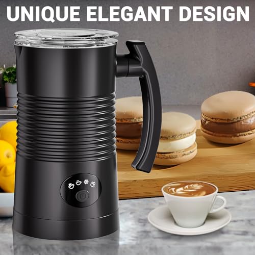 Snapklik.com : Electric Milk Frother, 4-in-1 Hot & Cold Milk Frother, Automatic Milk Frother ...