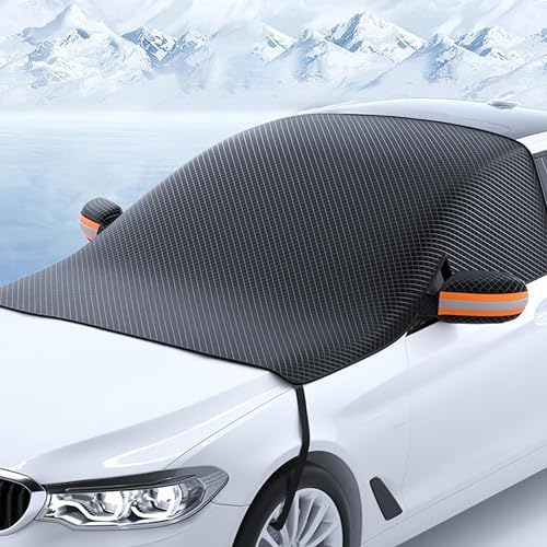 GoaePode Car Windscreen Cover for Winter, Magnetic Thick Frost ...