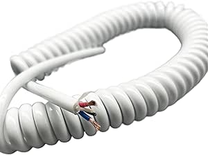 Extension spring cable,Stretchable electrical wire 2 Core 15AWG Machine ...