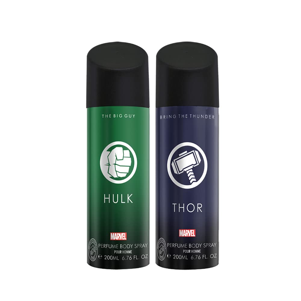 Buy Marvel Hulk and Thor Perfume Body Spray Combo Pack of 2 Online at ...